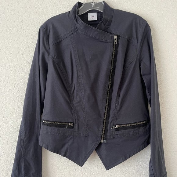 CAbi | Jackets & Coats | Cabi Gray Moto Jacket | Poshmark